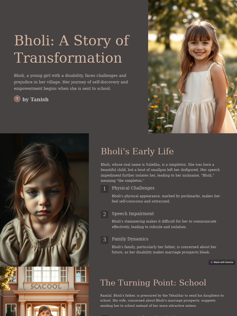 Bholi A Story of Transformation | PDF | Self Esteem | Marriage