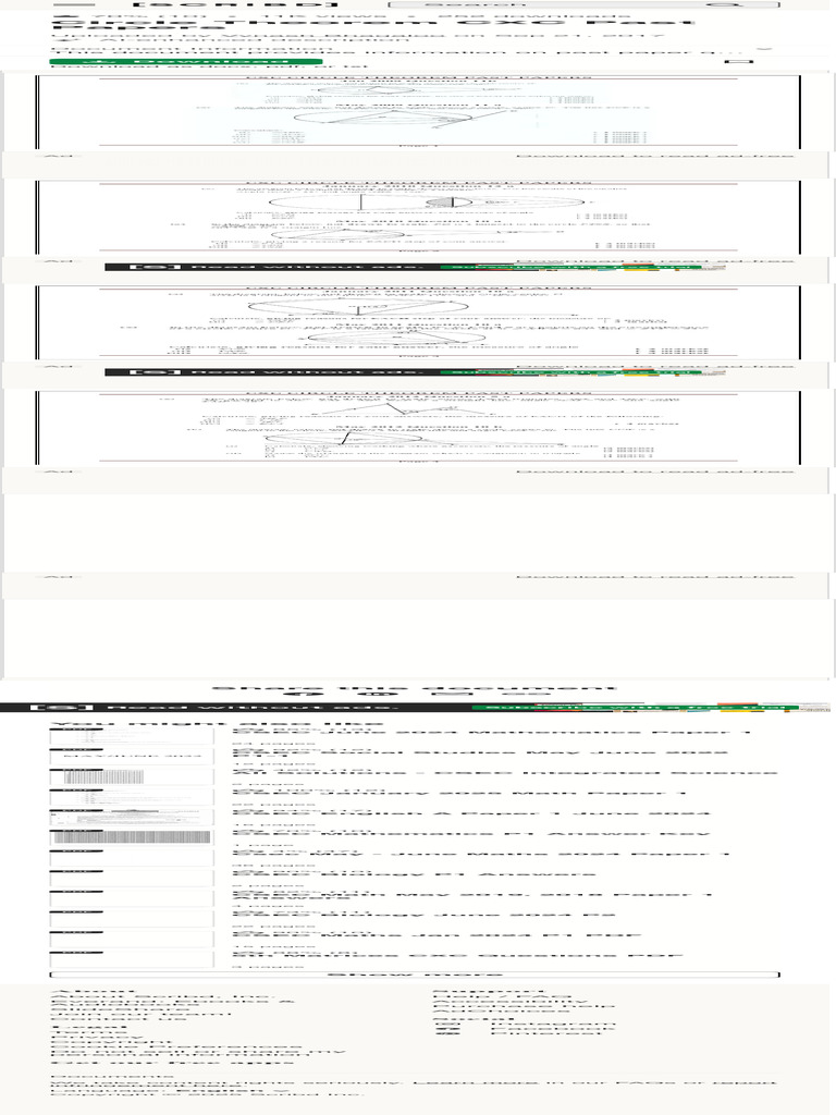 Circle Theorem CXC Past Papers PDF | PDF | Scribd