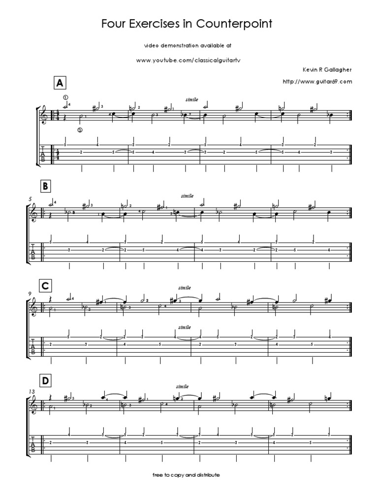 Four Counterpoints | PDF