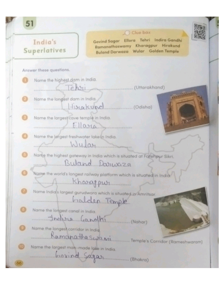 Class 6th Gk Fill in Book | PDF