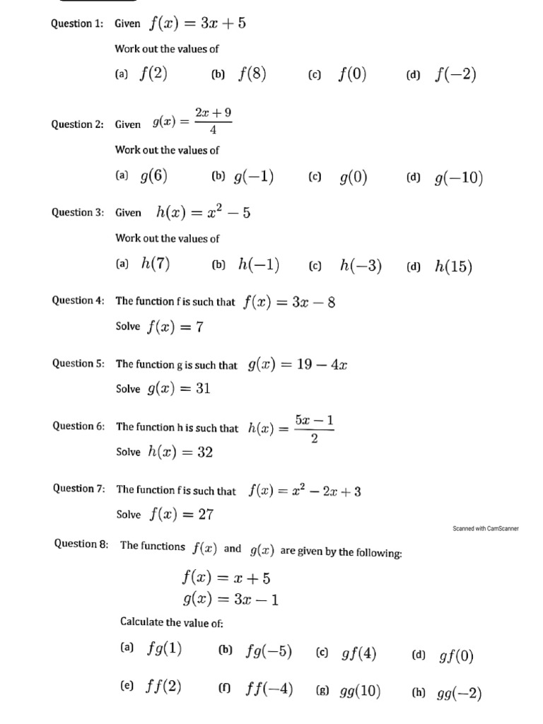 Functions | PDF