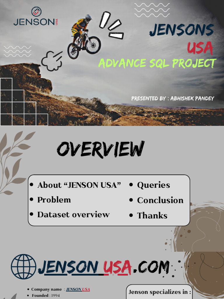 Jenson USA Analysis With SQL 1768215669 | PDF | Inventory | Prices