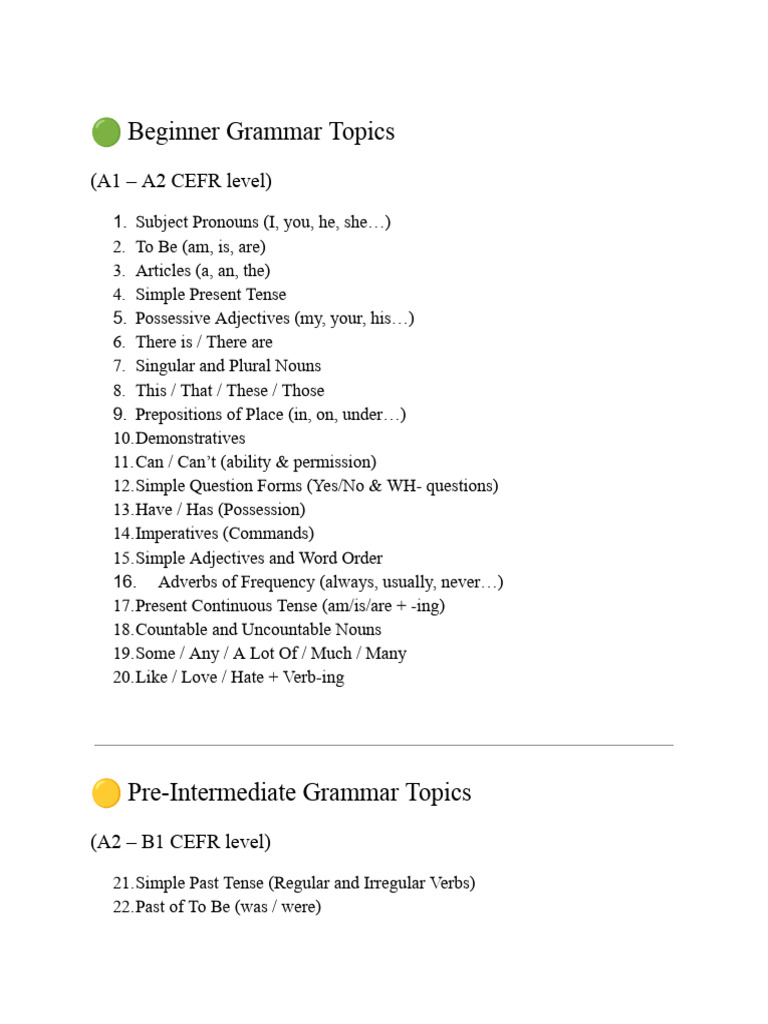 Comprehensive English Grammar Guide | PDF | Verb | Grammatical Tense