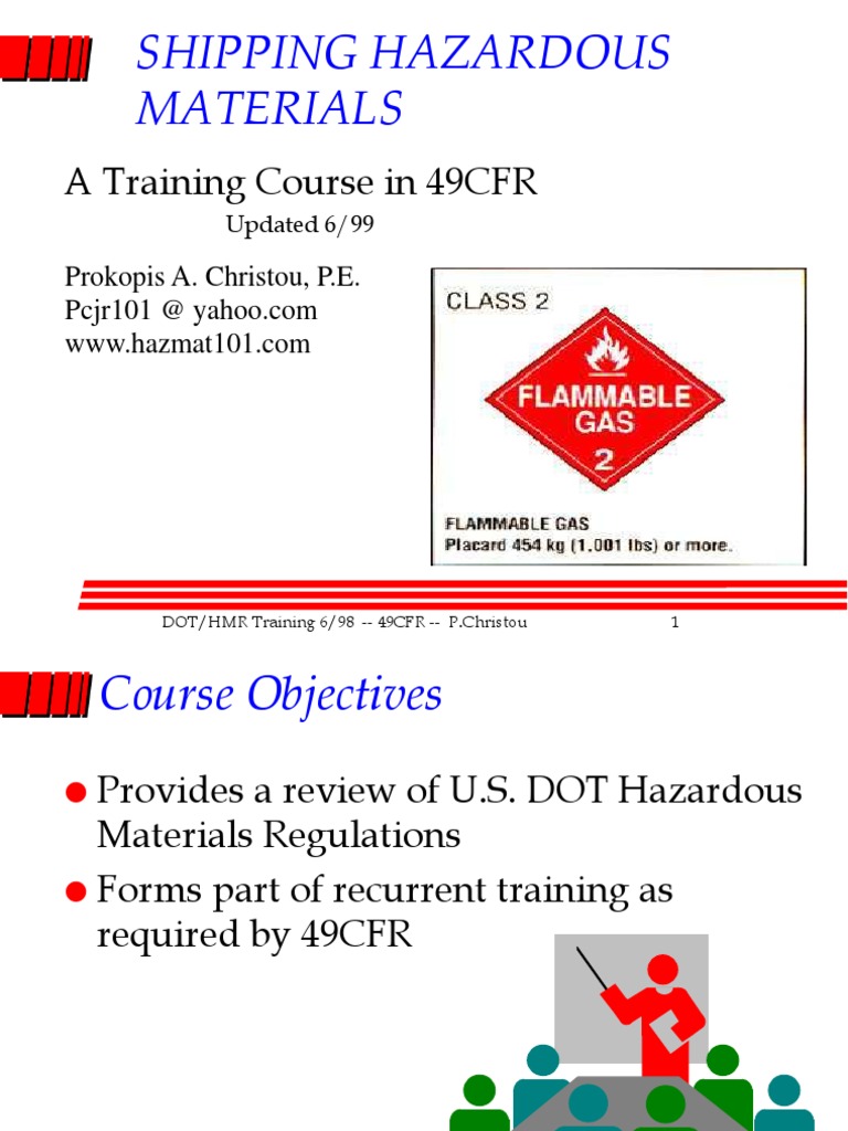 49 CFR | PDF | Dangerous Goods | Occupational Safety And Health