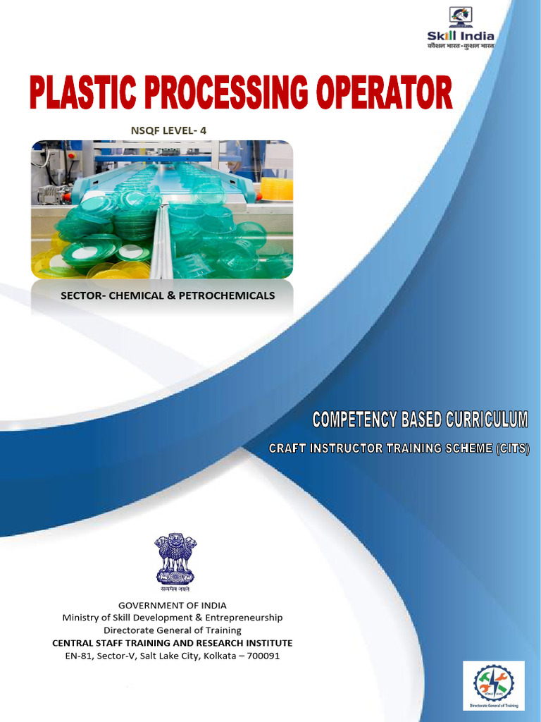 Plastic Processing Operator_CITS2.1_NSQF-4.pdf_ | PDF | Polymers | Chemical Bond