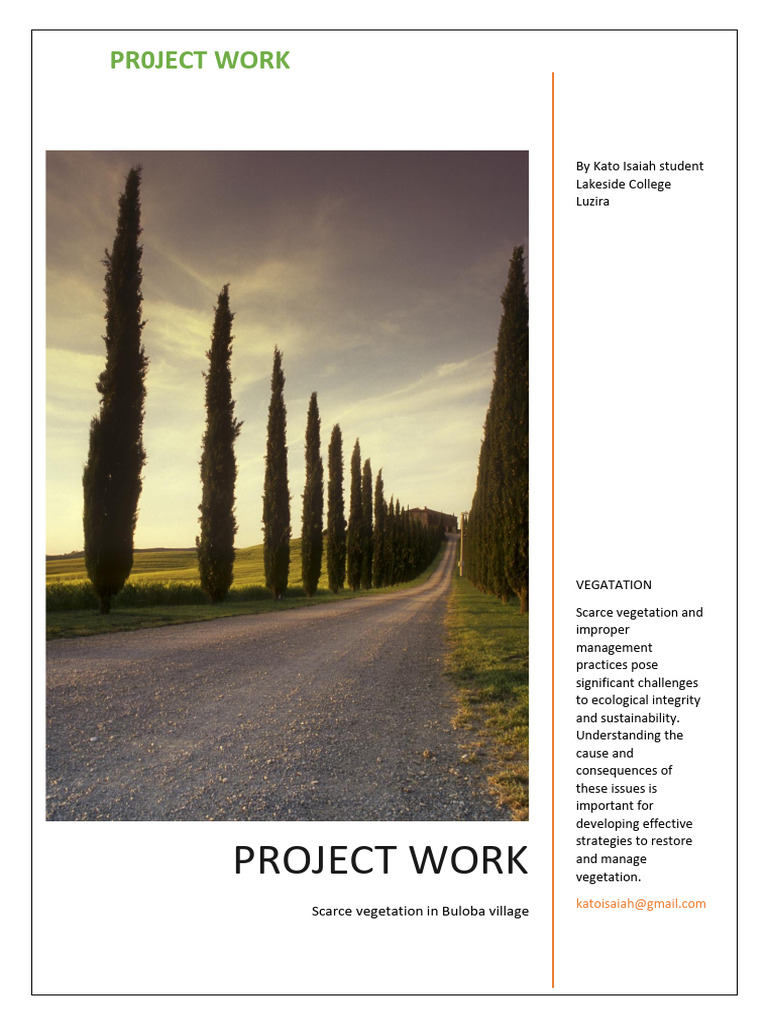 PROJECT WORK kato (1) Kato Isaiah project | PDF | Habitat Destruction ...
