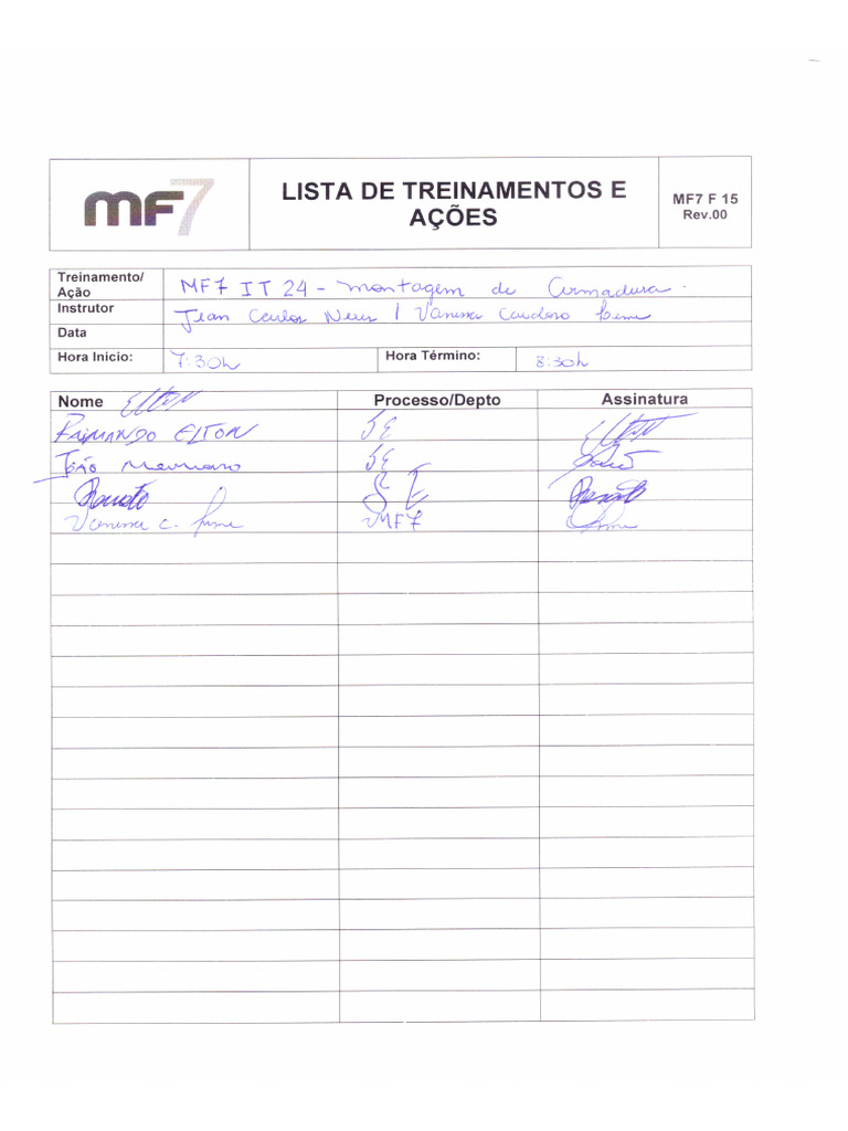 TREINAMENTO | PDF