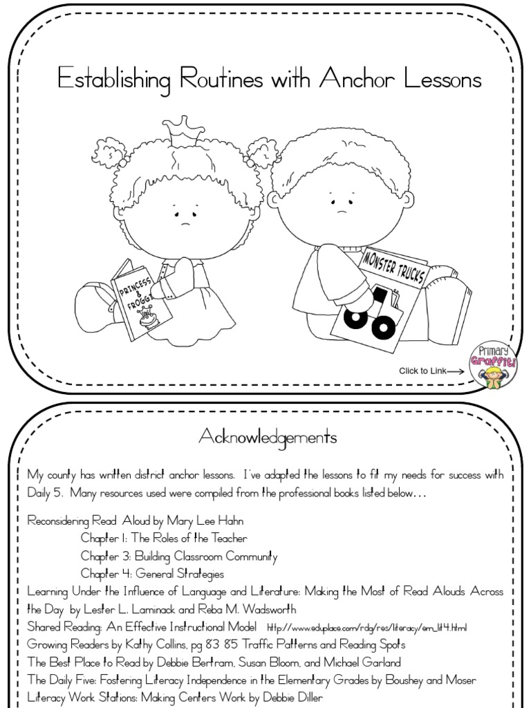 Establishing Routines | PDF | Conversation | Reading (Process)