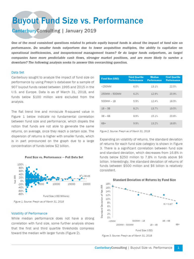 Buyout Fund vs Performance Final | PDF