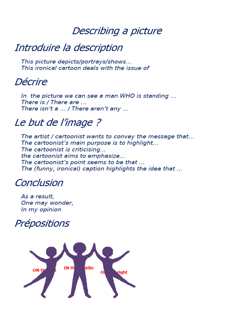 How to Describe a Picture Effectively | PDF