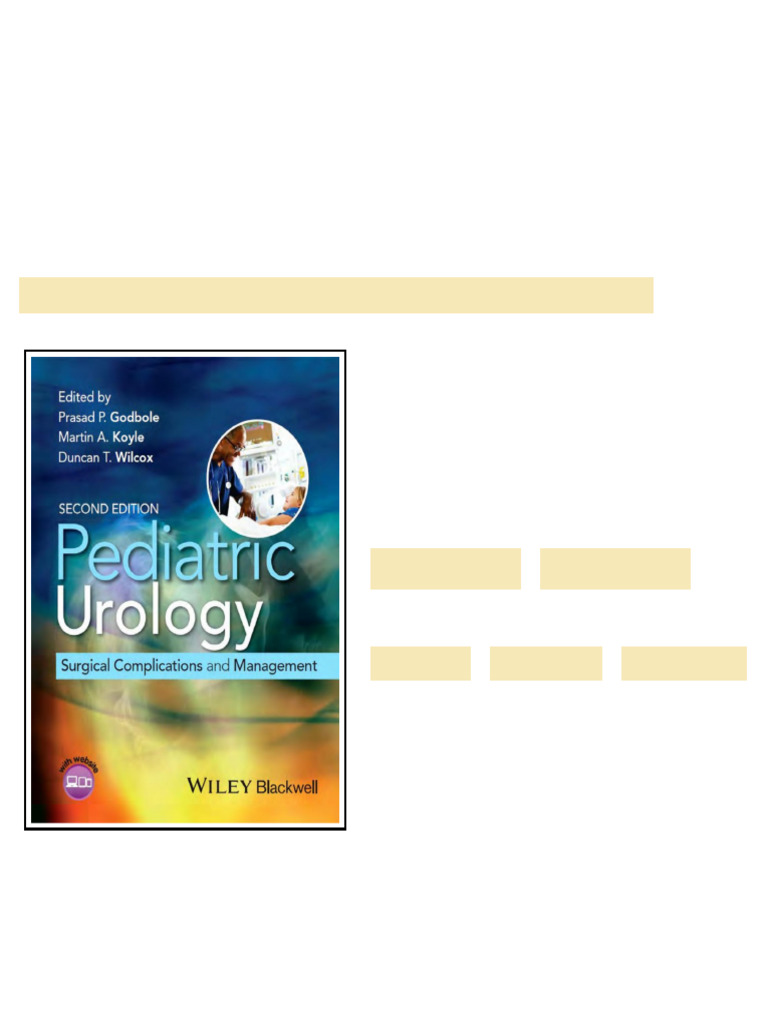 Pediatric Urology Surgical Complications and Management 2nd Edition ...