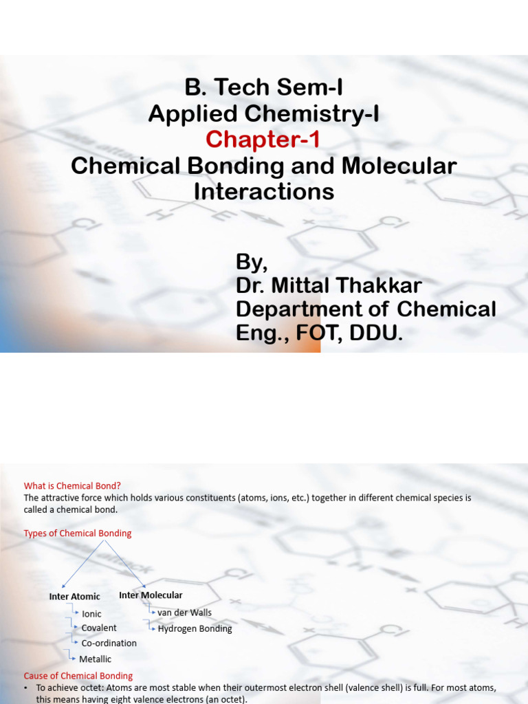 Chemical Bonding | PDF | Chemical Bond | Ionic Bonding