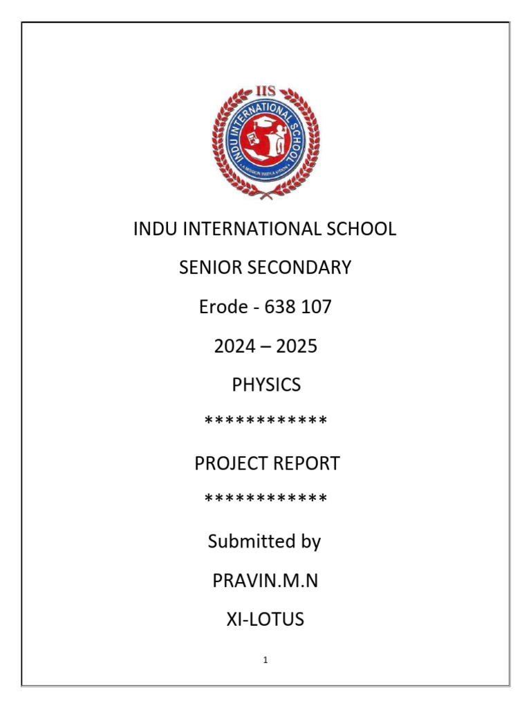 Physics Project Pravin 2 | PDF | Deformation (Engineering) | Young's ...
