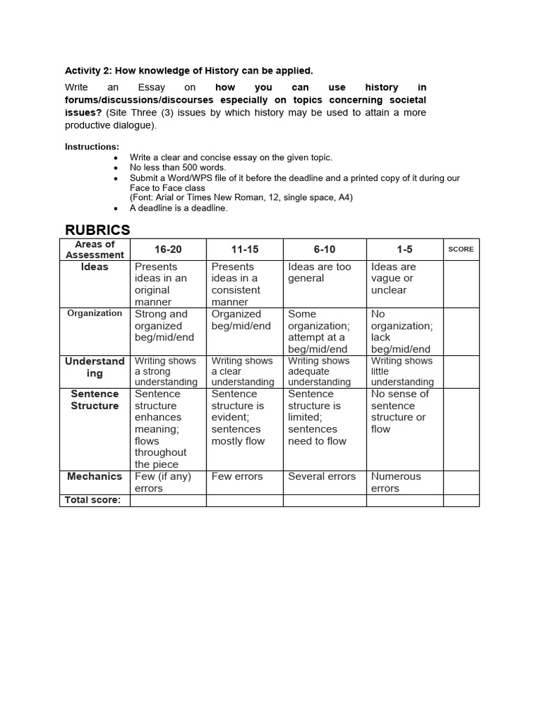 RPH Activity 2 | PDF