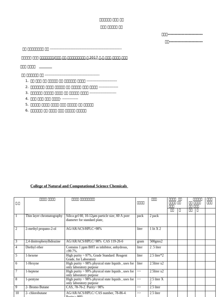 list of chemicals | PDF | Acetic Acid | Chemical Compounds