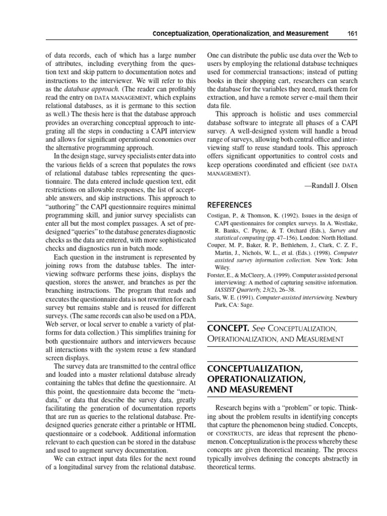 CAPI Survey Design and Measurement Techniques | PDF | Validity ...