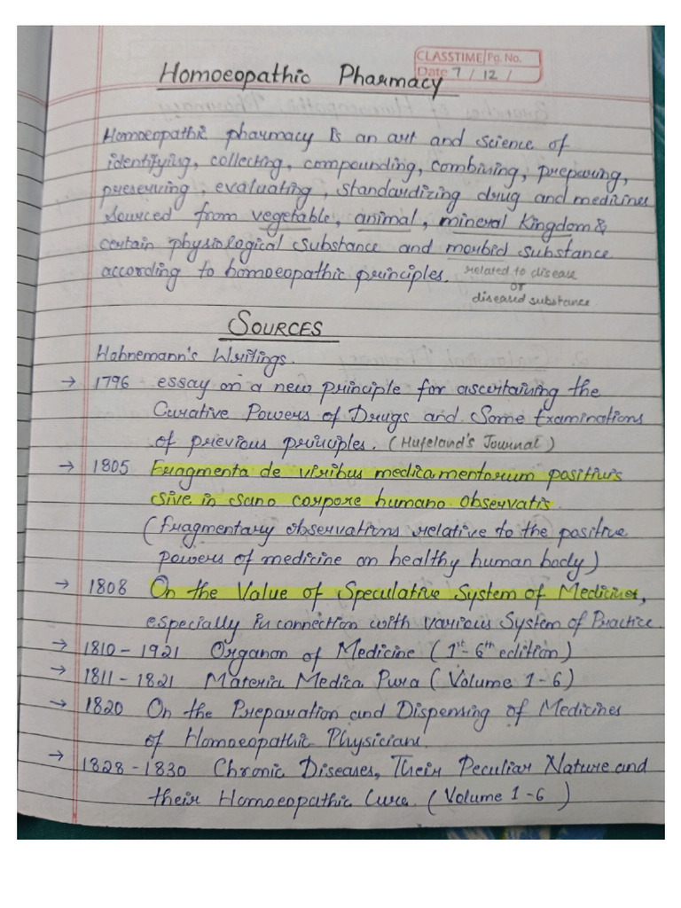 Pharmacy Notes (Bodhi Sir) | PDF