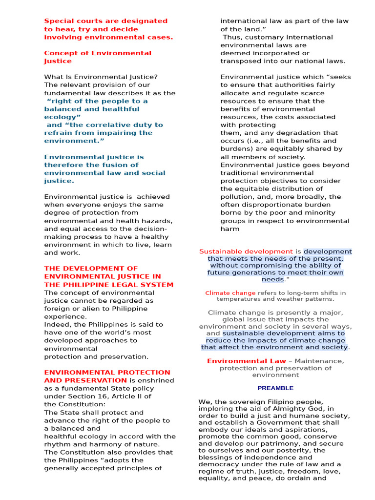 ENVI Law_REVIEWER_Midterms (AutoRecovered) | PDF | Territorial Waters ...