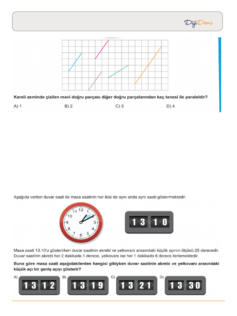 3 Matematik Geometrik Sekiller | PDF