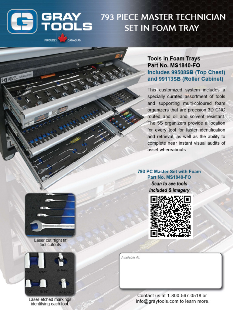 Ms1840 Fo Sell Sheet En | PDF | Tools | Metalworking
