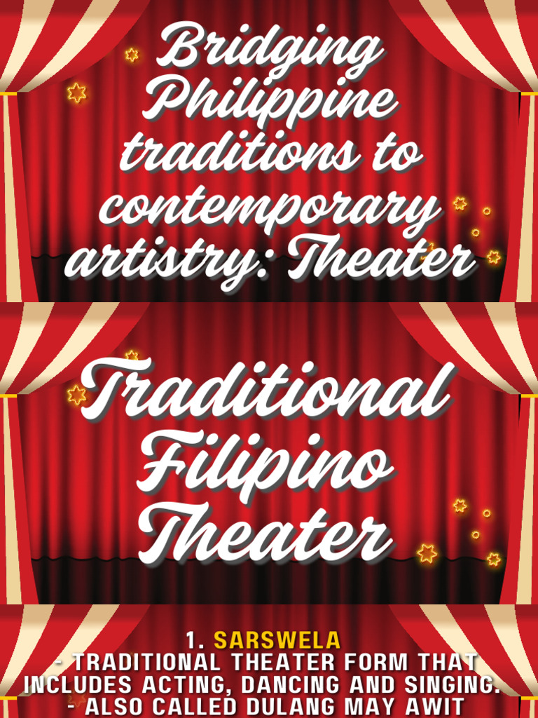 Philippine Traditional Theater Forms | PDF