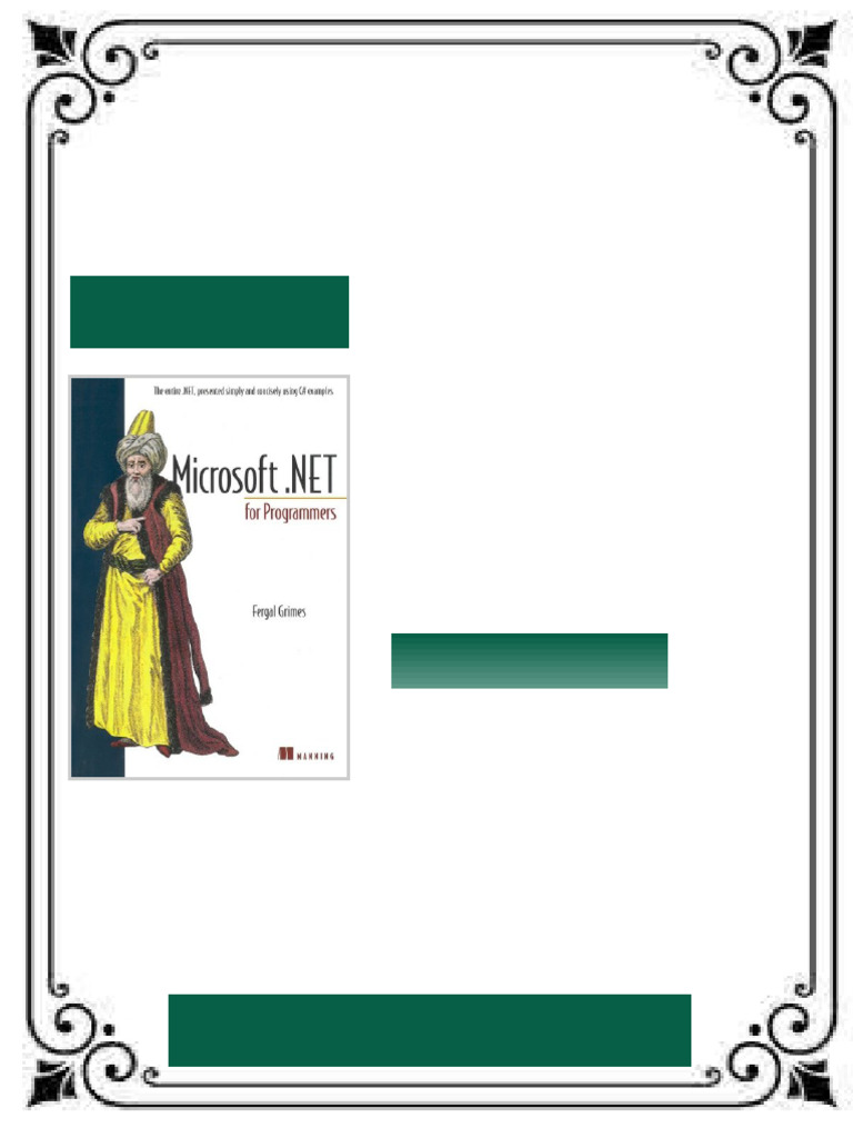 Microsoft NET for Programmers 1st Edition Fergal Grimes ebook full ...