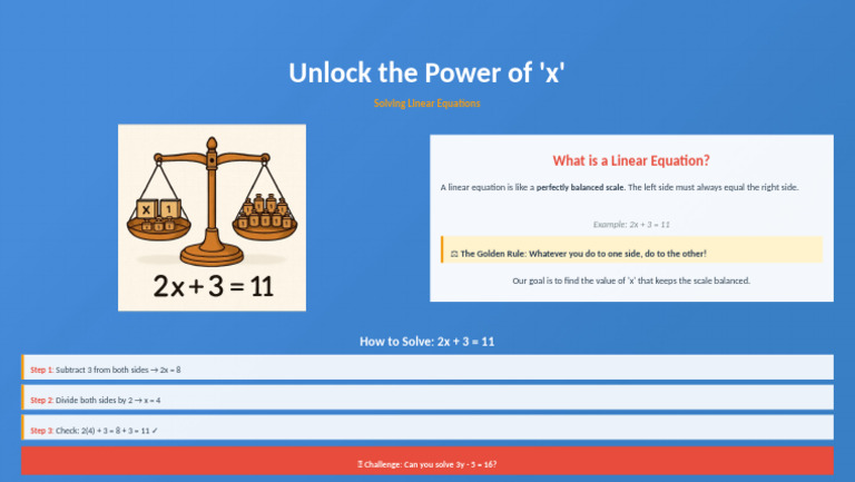 Introduction to Linear Equations | PDF