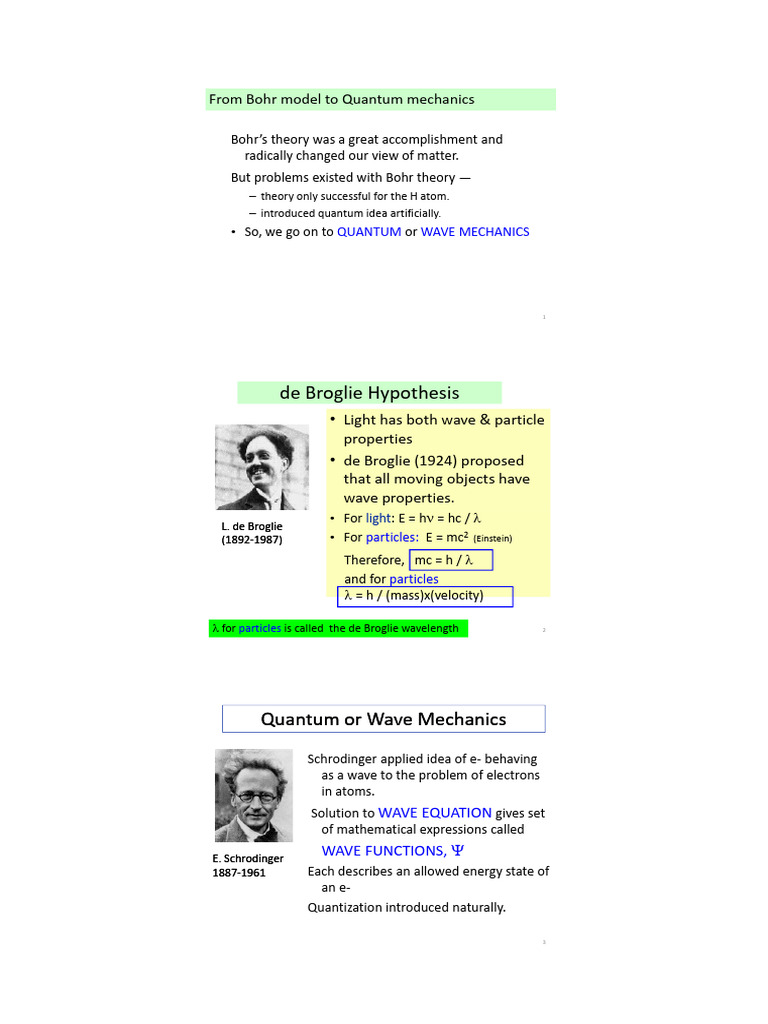 Quantum Theory_BSc_Autumn 2025-26 (1) - Converted | PDF | Electron ...