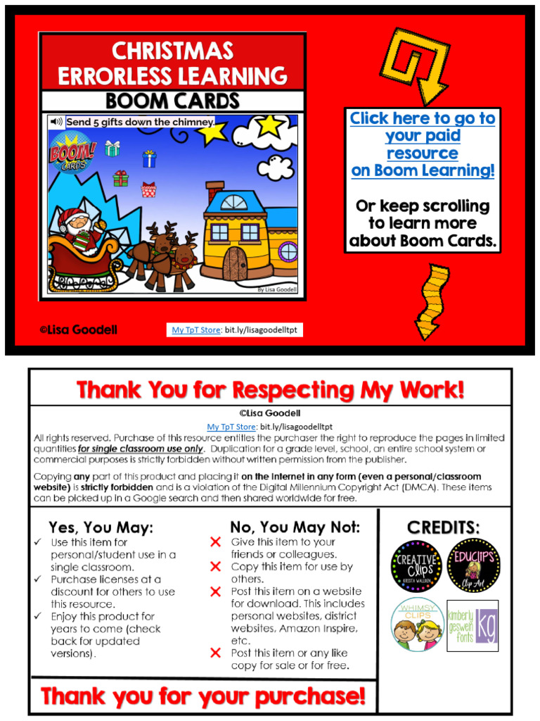 Errorless Learning CHRISTMAS Boom Cards | PDF | Smartphone | Mobile ...