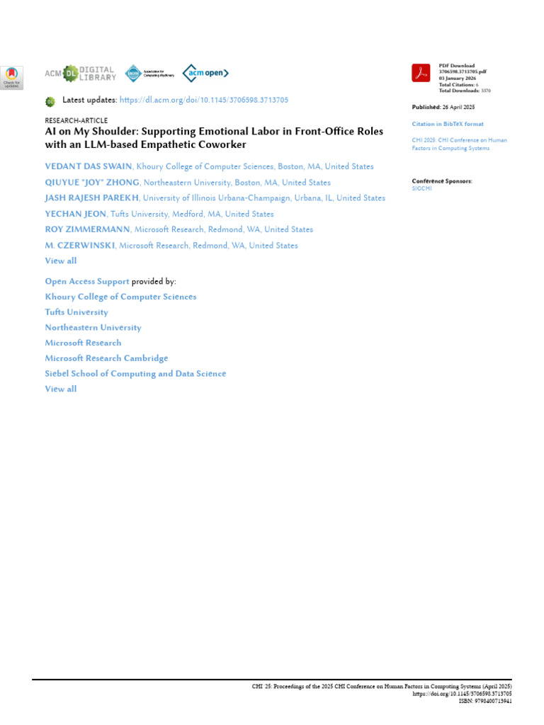 AI Shoulder | PDF | Corporate Social Responsibility | Emotions