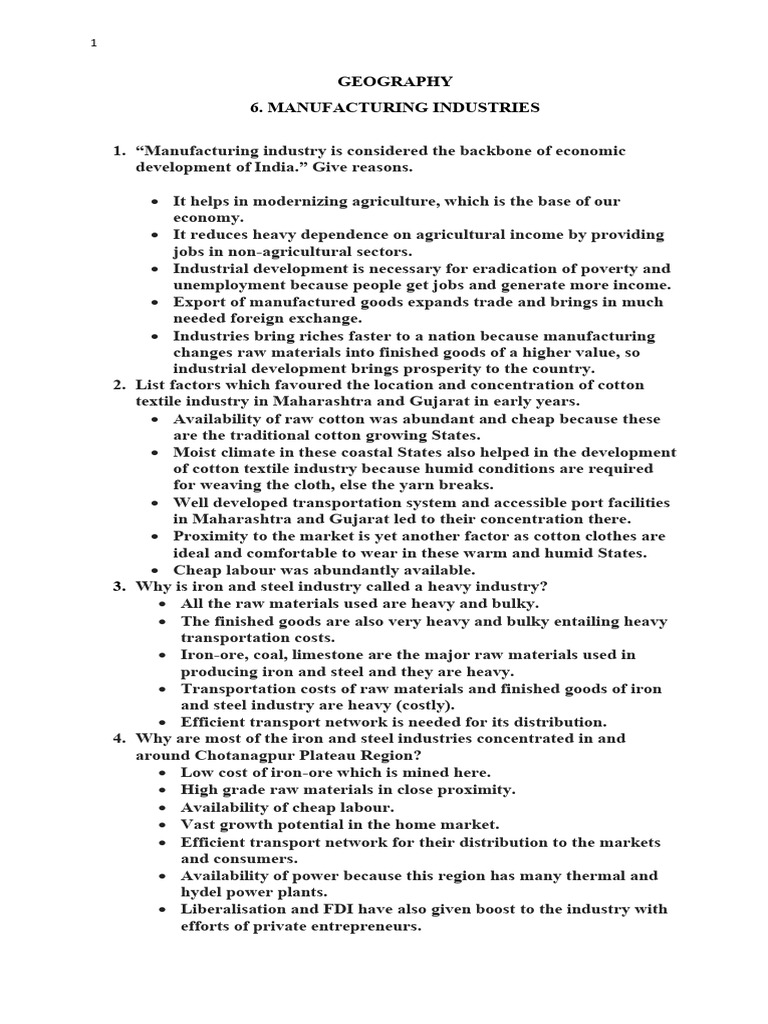 Notes of Geography 6, Class 10 | PDF | Air Pollution | Pollution