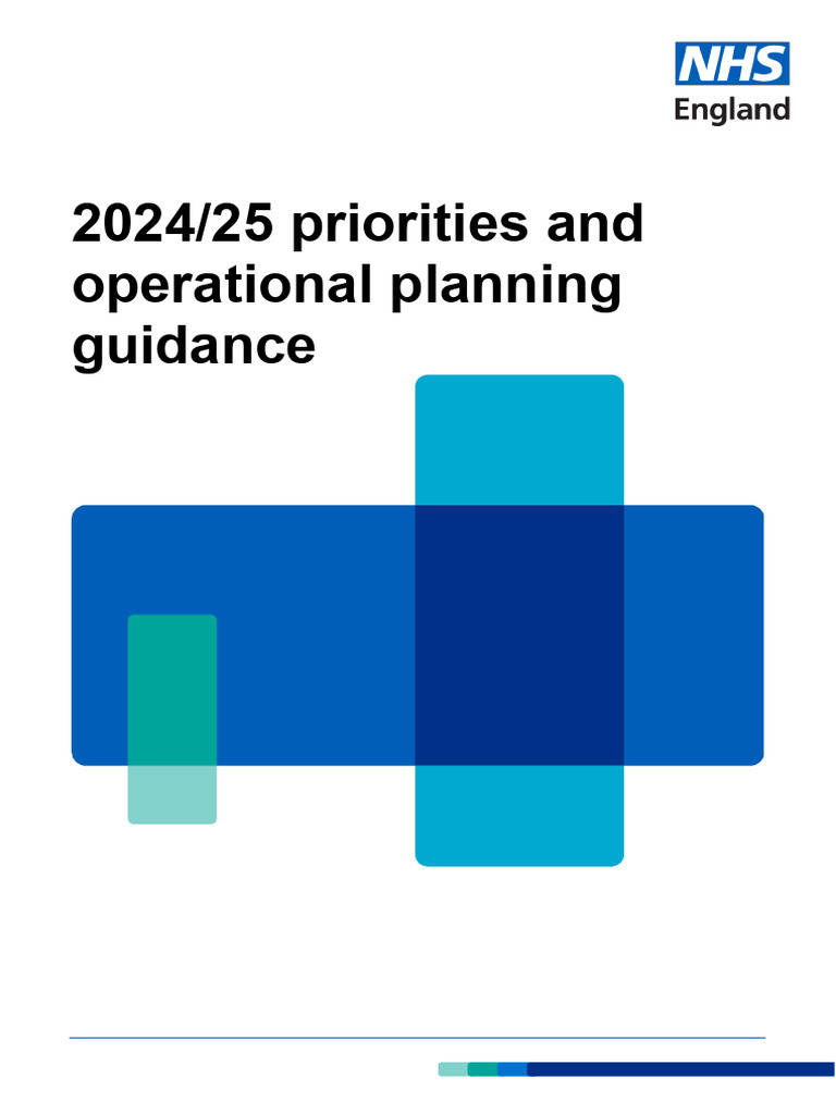 2024 25 Priorities and Operational Planning Guidance v1.1 | PDF ...