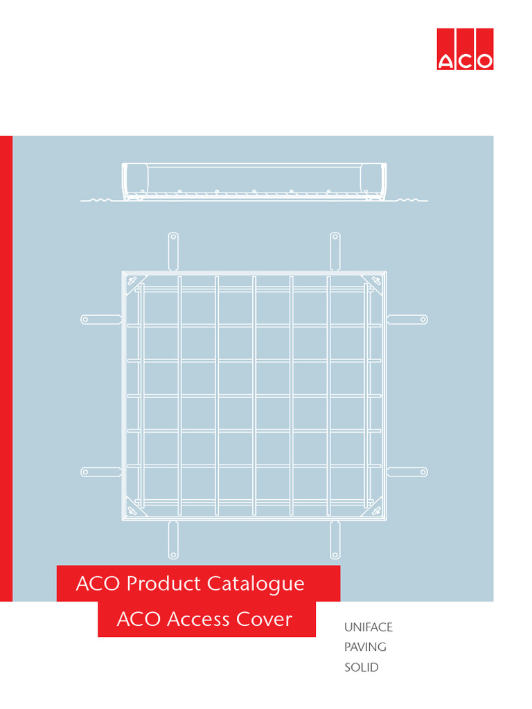 ACO Access Covers Product Catalogue | PDF | Steel | Stainless Steel
