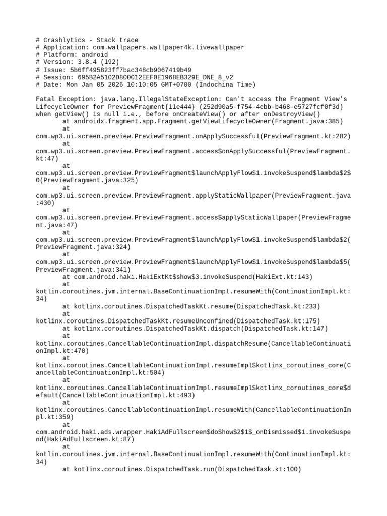 Com.wallpapers.wallpaper4k.livewallpaper Issue ...