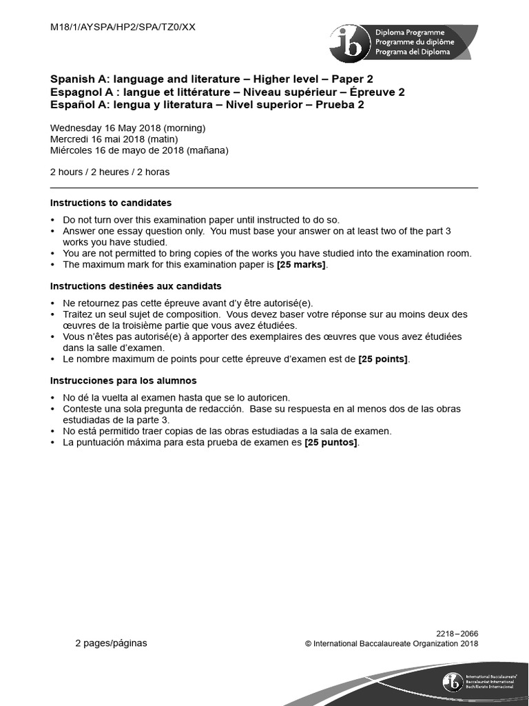 Prueba 2, 2018 | PDF