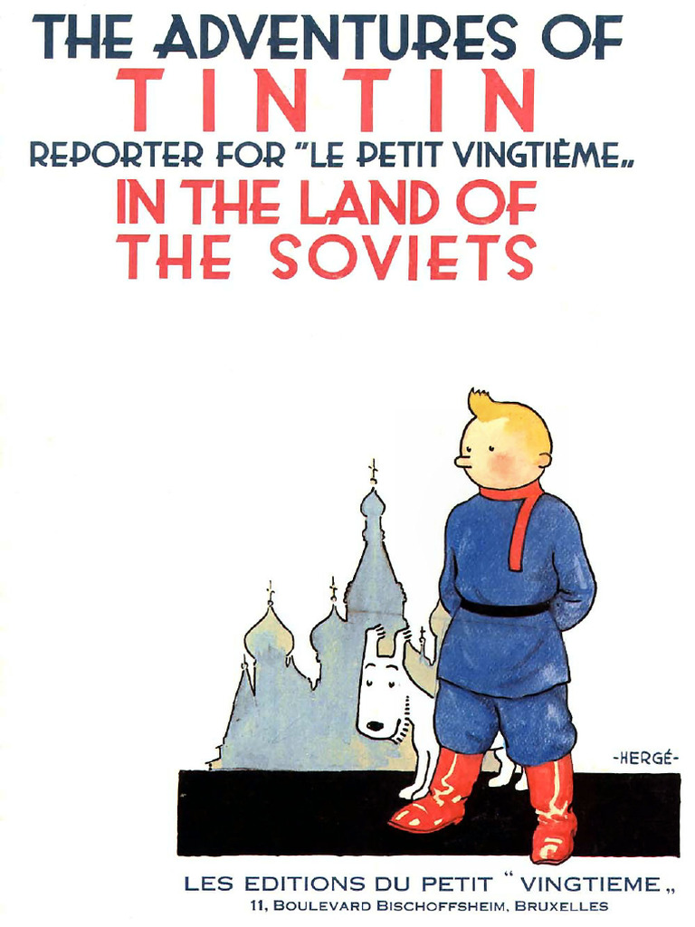 - Tintin in the Land of the Soviets (The Adventures of Tintin_ Original ...