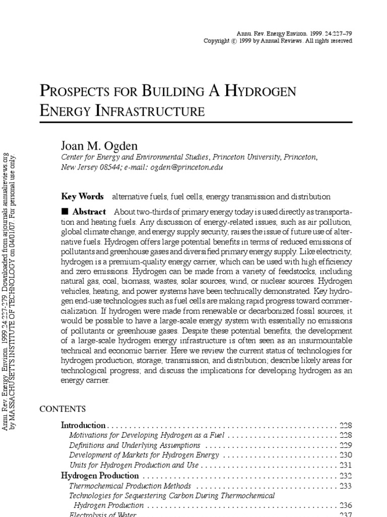 Hydrogen | PDF | Natural Gas | Fuel Cell