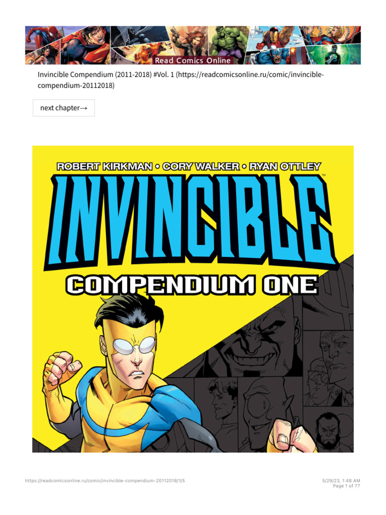Invincible Compendium Vol. 1 Online | PDF