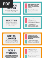 Persuasive Speech Techniques Explained | PDF | Statistics | Argument