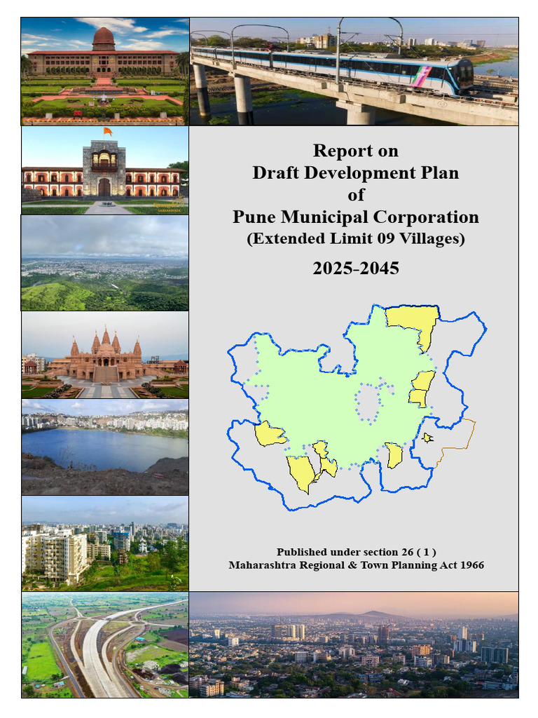 Pune Municipal Corporation Draft Plan 2025-2045 | PDF | Environmental ...