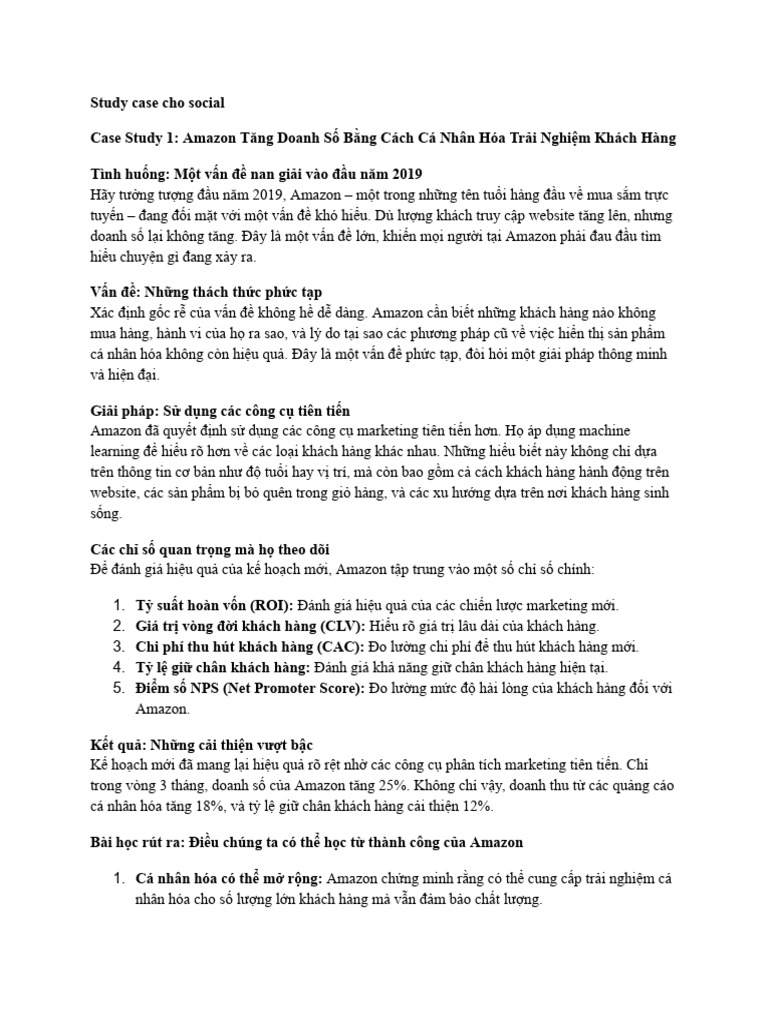 Study Case Cho Social - Web | PDF