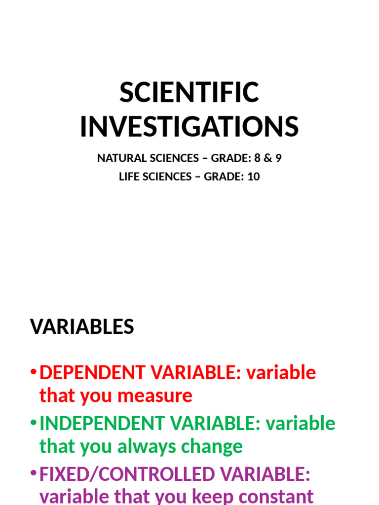 Scientific Investigations | PDF | Pie Chart | Circle