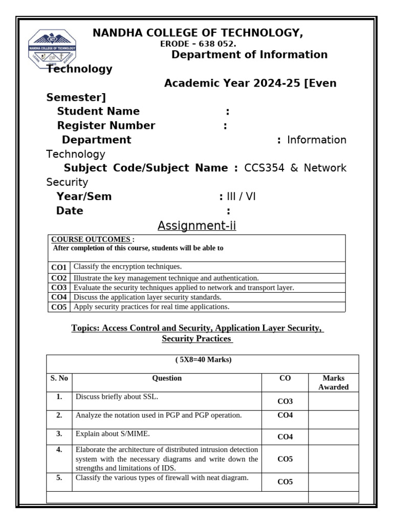 Assignment 2 Ns (1) | PDF