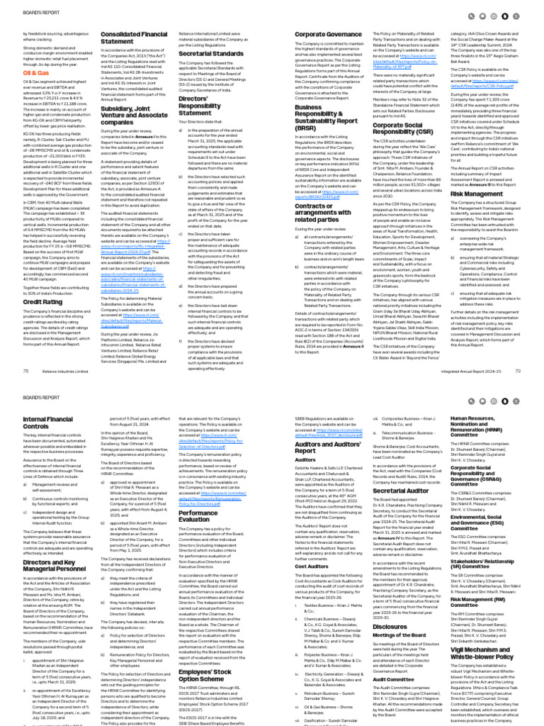 Reliance International Annual Report 2024 | PDF | Corporate Social ...