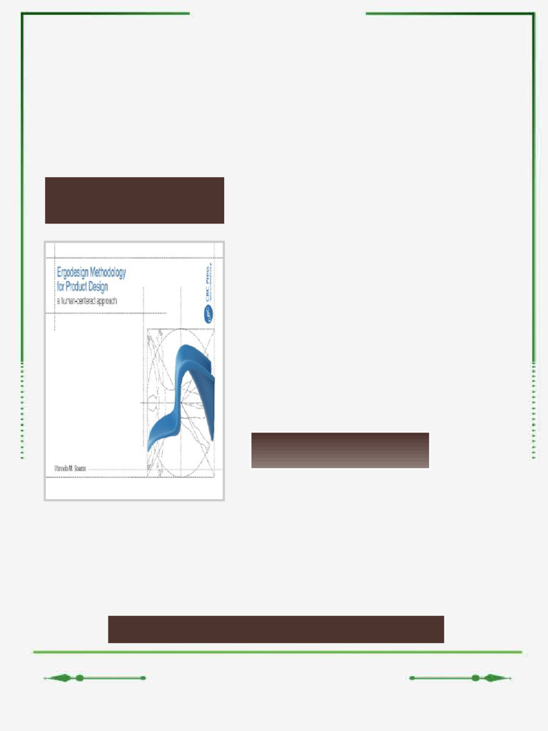 Ergodesign Methodology for Product Design: A Human-Centered Approach ...