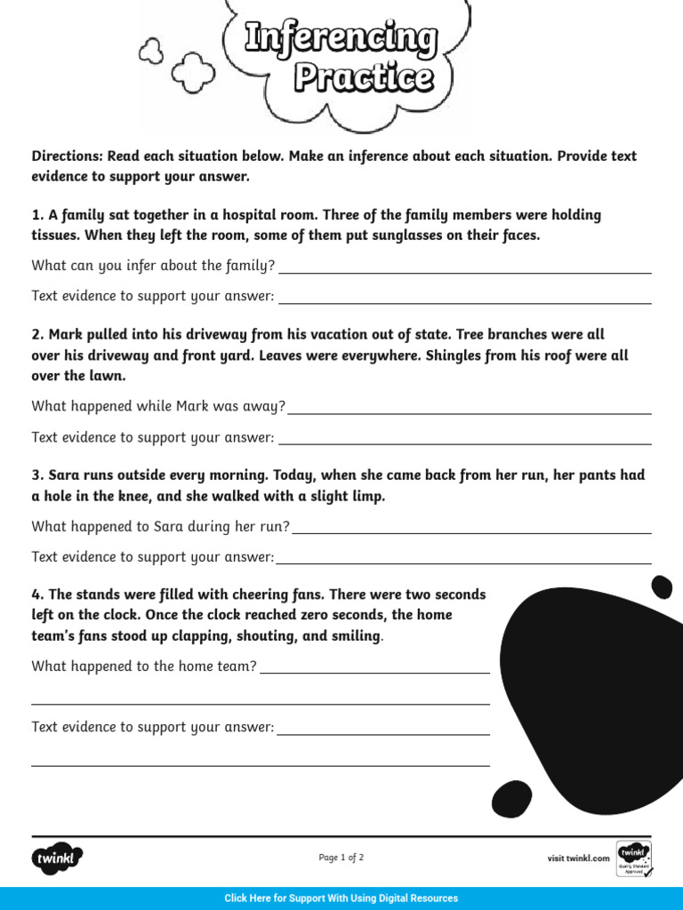 Digital Inferencing Practice | PDF | Chess Theory | Chess