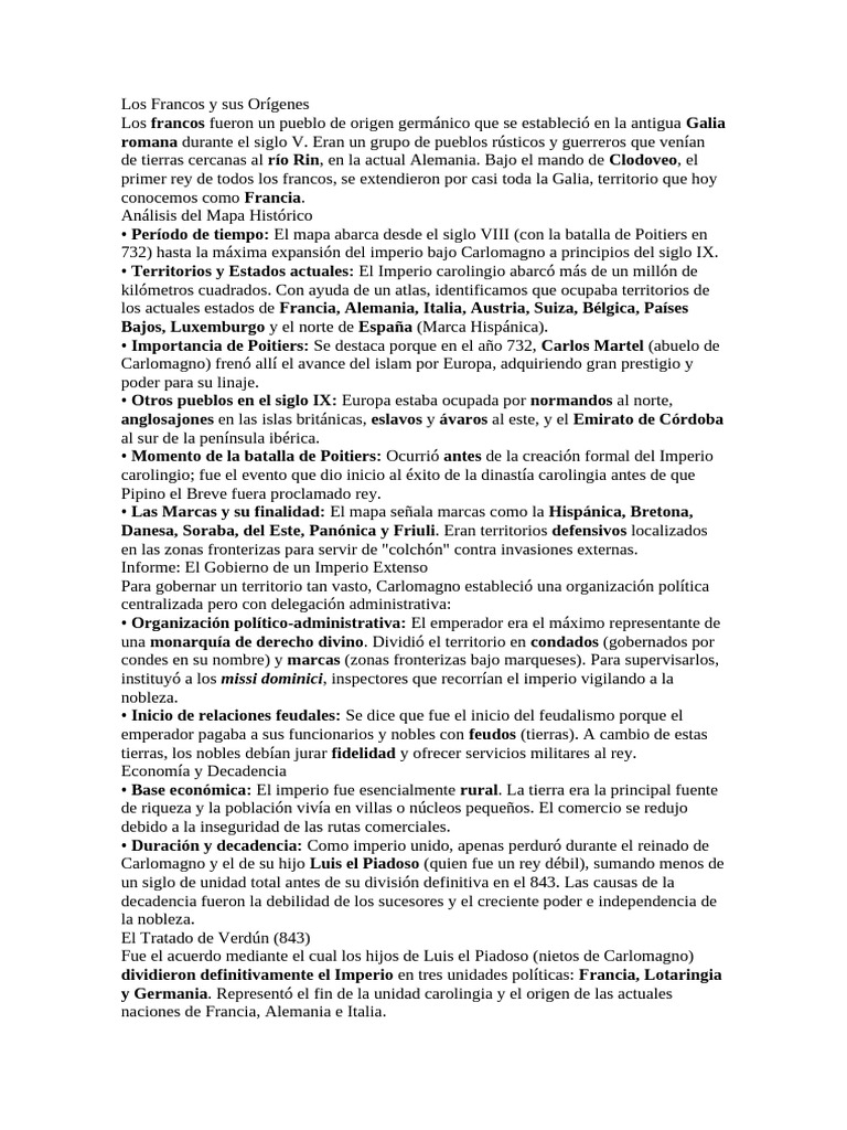 Los Francos y Sus Orígenes | PDF | Francos | Carlomagno