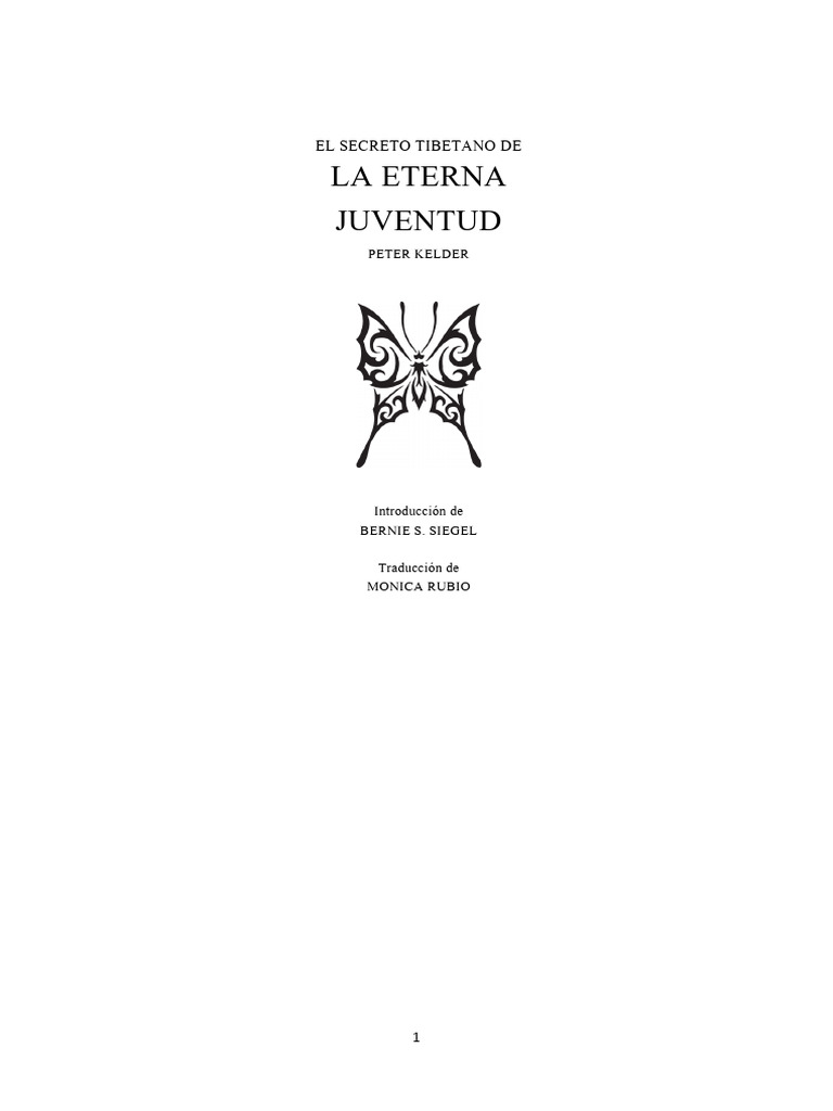 El Secreto Tibetano de La Eterna Juventud - Peter Kelder | PDF | Pelo