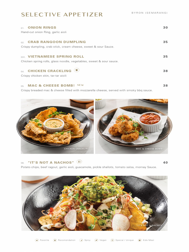 Menu Byron Selective Semarang Des'23_251208_172605 | PDF | Sauce | Pasta