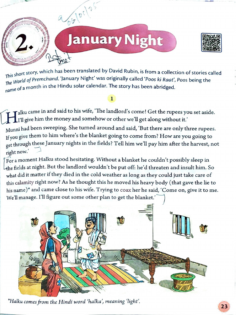 January Night: A Struggle for Survival | PDF